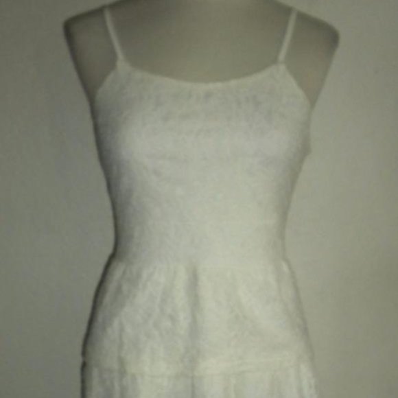 American Rag | Dresses | American Rag Size Small Ivory Lace Spaghetti ...